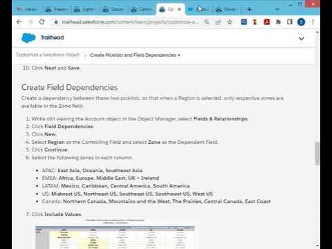 Create Picklists and Field Dependencies - YouTube