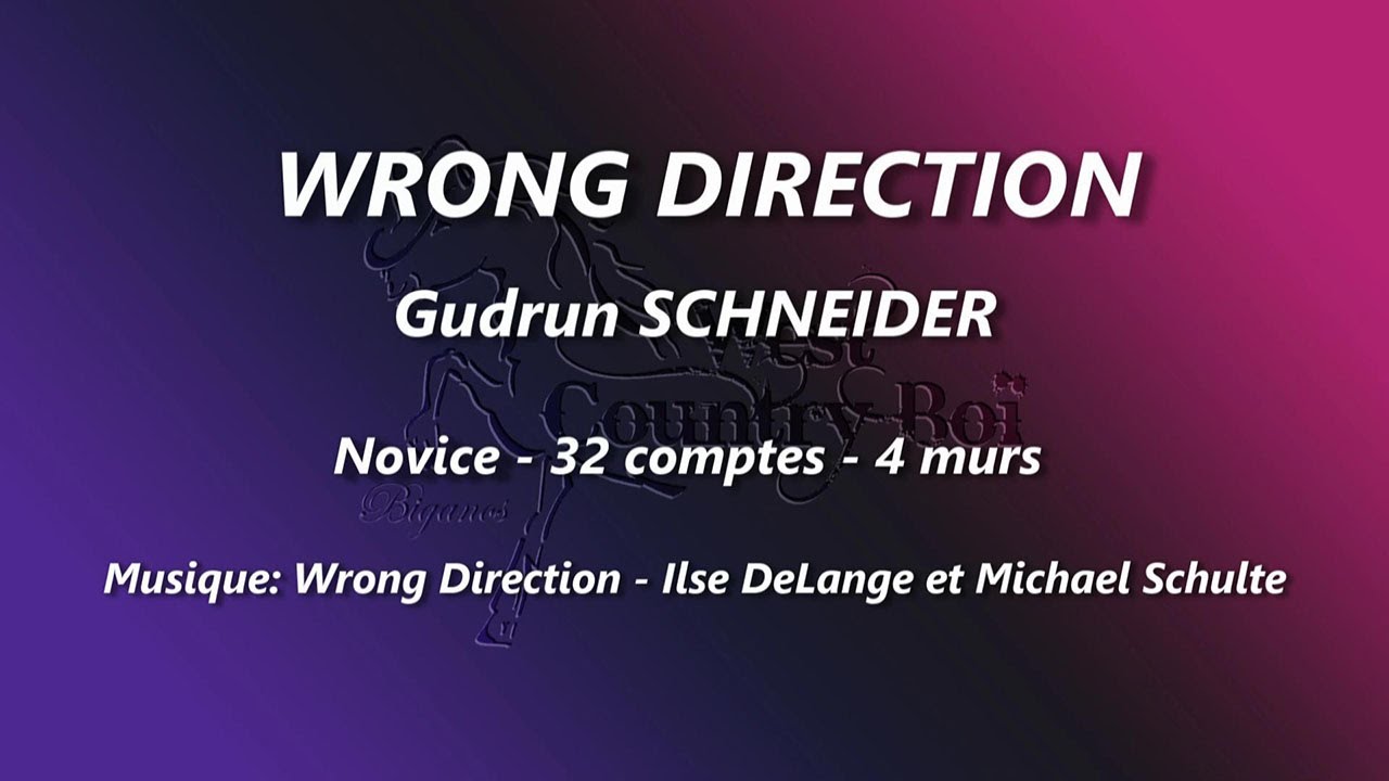 WRONG DIRECTION danced by Gudrun Schneider 2022 - YouTube