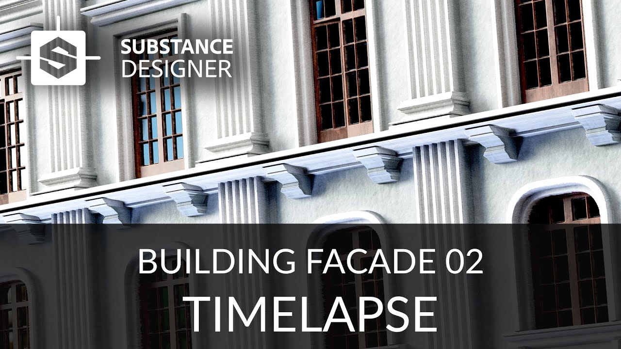 Substance Designer - Building Facade 02 - YouTube