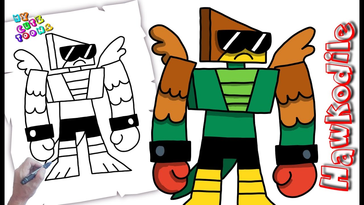 Unikitty: How to Draw Hawkodile | Easy - YouTube