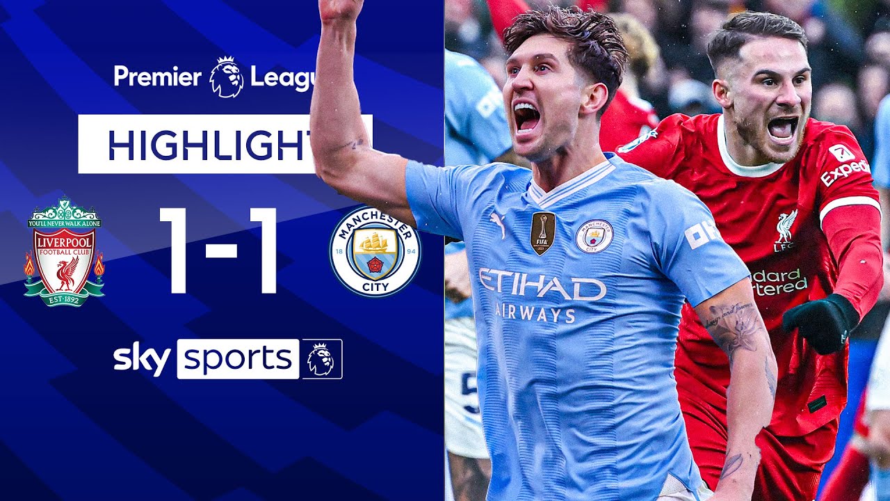 EPIC top of the table battle ends in draw 👀 | Liverpool 1-1 Man City ...