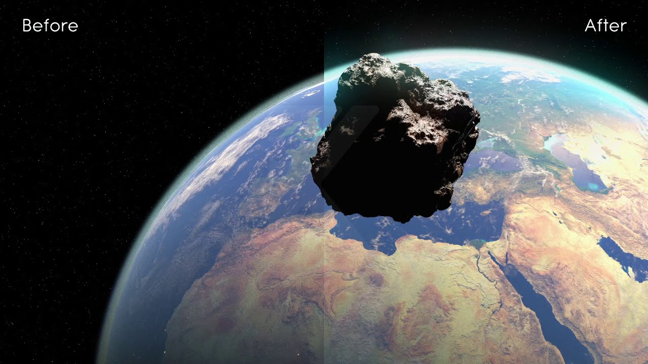 Blender - Asteroid & Earth Animation + Breakdown - YouTube