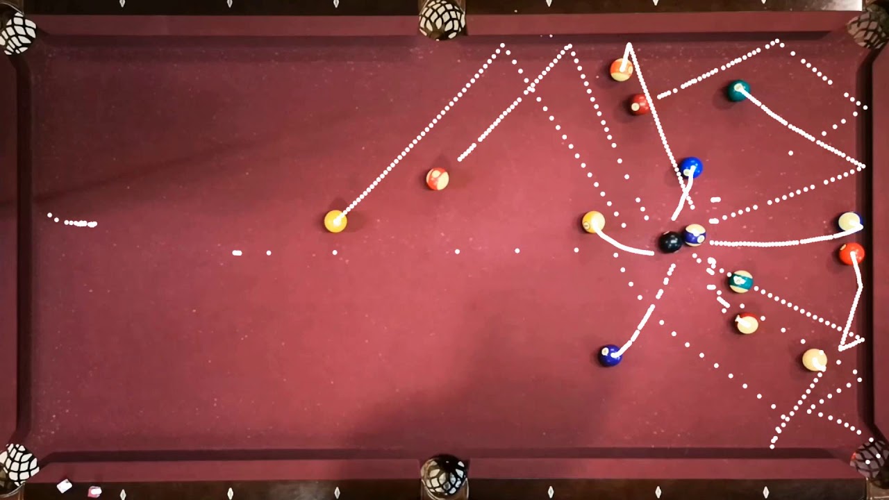 8-Ball pool tracking using computer vision - YouTube