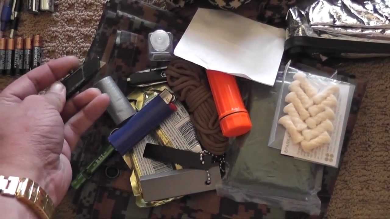 SHTF EDC Every Day Carry Car Bag Contents - YouTube