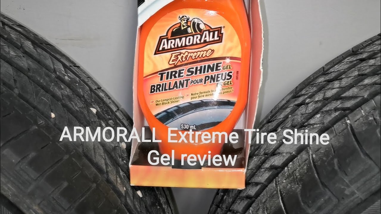 ARMORALL Extreme Tire Shine Gel review - YouTube