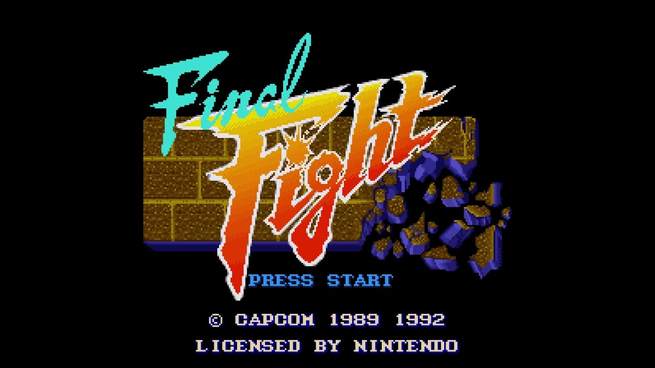 Final Fight (Super Nintendo) – Écran-titre (Europe) – 1080p - YouTube