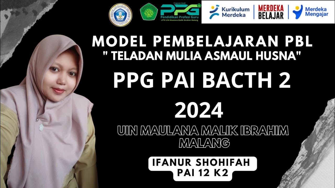 PPL 1 Model Pembelajaran PBL PPG PAI BACTH 2 2024 - YouTube