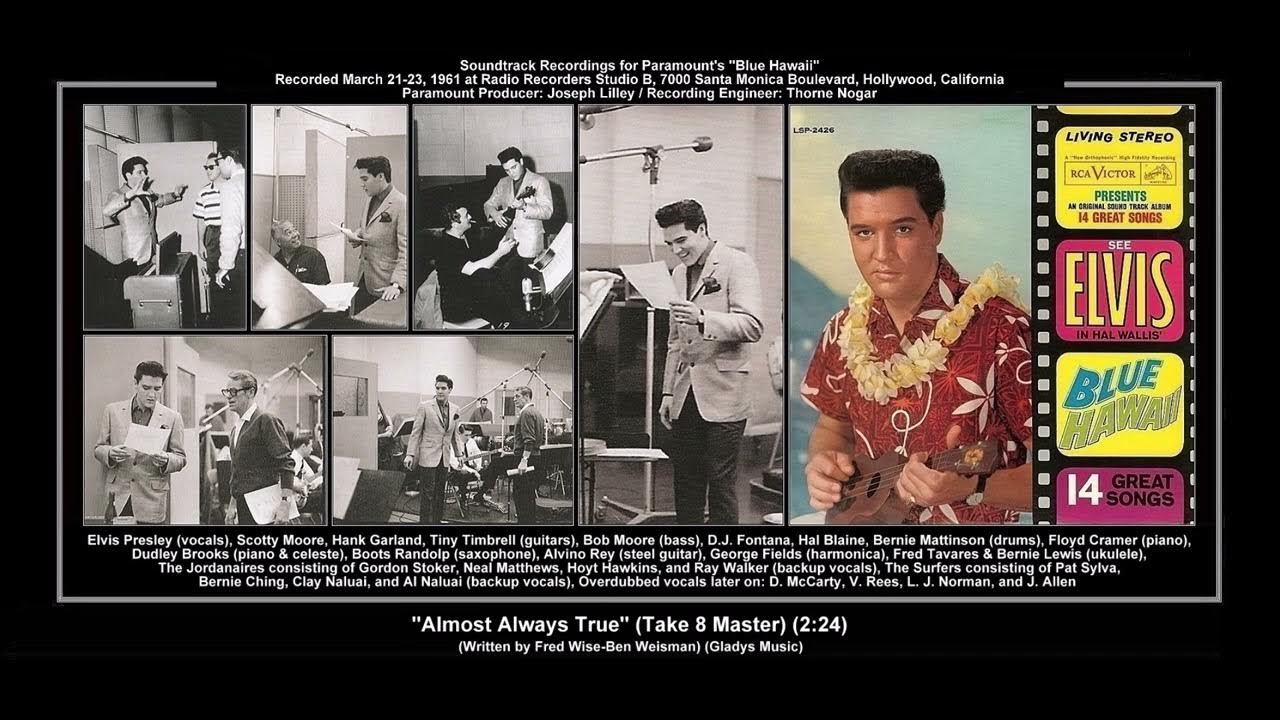 *(1961) RCA ''Almost Always True'' (MO Take 8 Master) Elvis Presley - YouTube