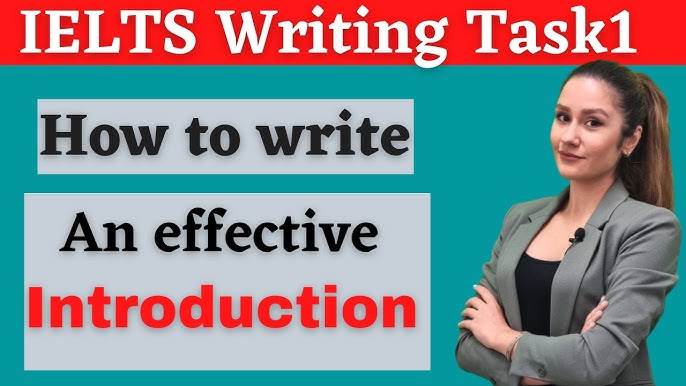 An Introduction To Ielts Writing Task 1 Youtube