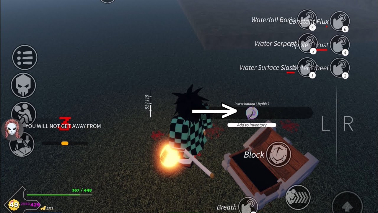 I was practicing combos and got the insect katana - YouTube