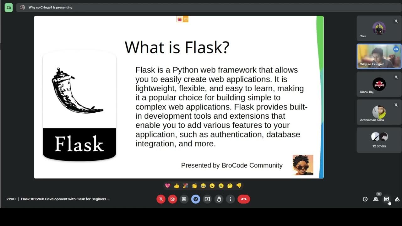 Flask 101: Webinar on Web Development with Flask (Organised by BroCode ...