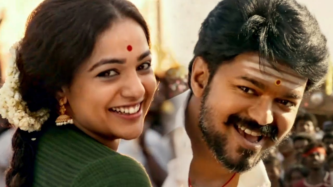 Pongal Special Scene| नित्या मेनन ने विजय को मेले में ख़ुशख़बरी सुनाई |Mersal | Vijay | Nithya ...