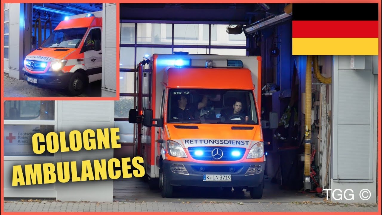 [Germany] Cologne Ambulances Responding From Fire Station (Collection ...