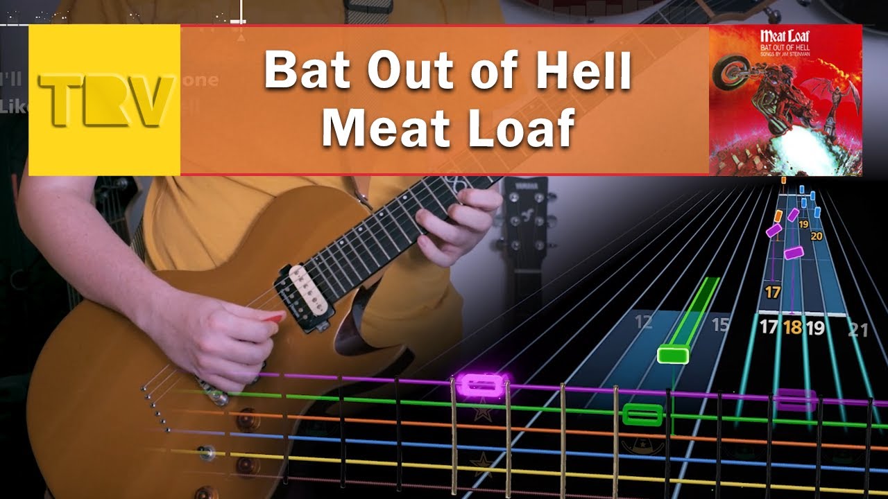 Bat Out of Hell - Meat Loaf Guitar Cover | Rocksmith+ - YouTube