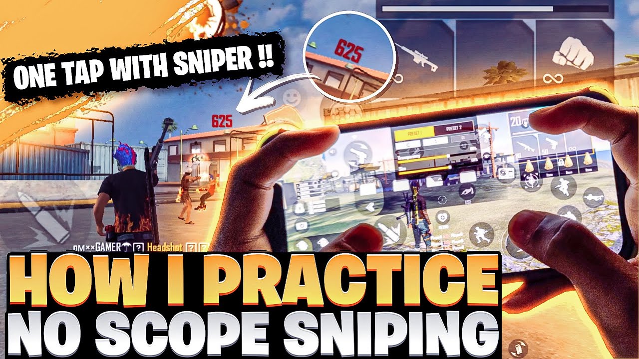 one tap with sniper [ 360* no scope sniper headshots in free fire ...