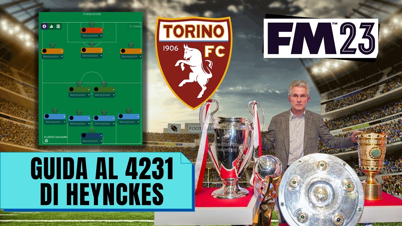 GUIDA AL 4231 DI JUPP HEYNCKES FM23 | BEST 4-2-3-1 TACTIC TREBLE BAYERN ...