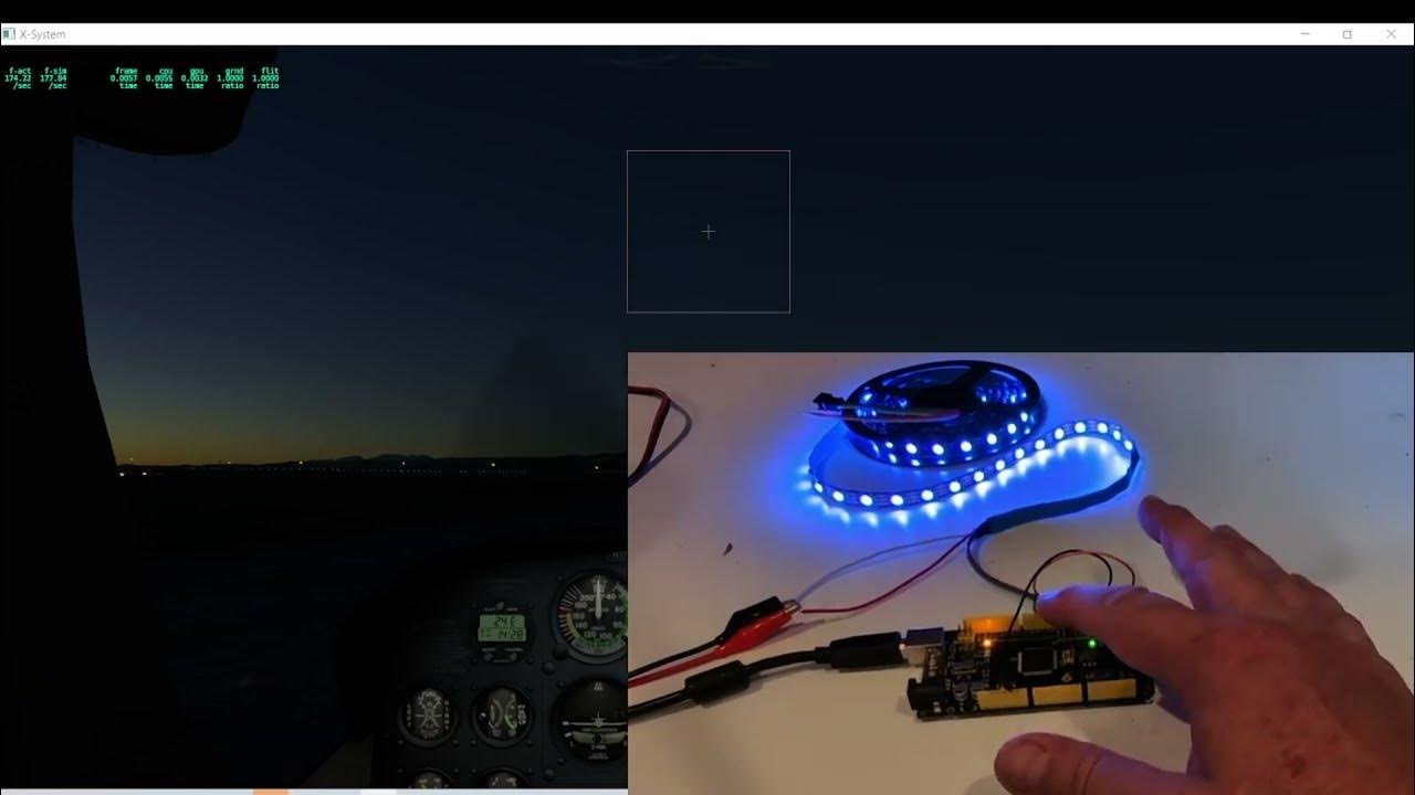 XPL/Pro Ambient Lighting for Xplane/Arduino - YouTube