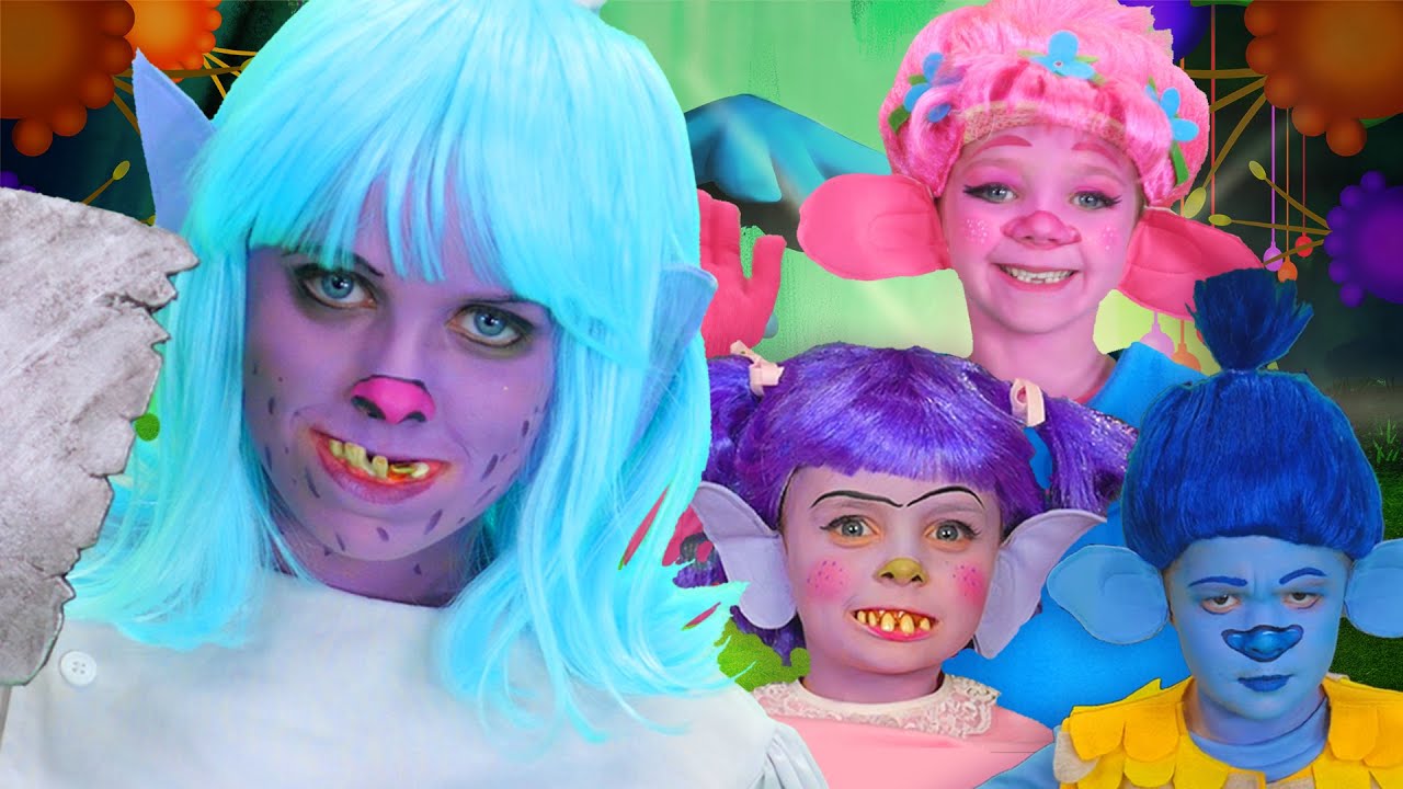 Trolls Finger Family | Trolls - Halloween Team - YouTube