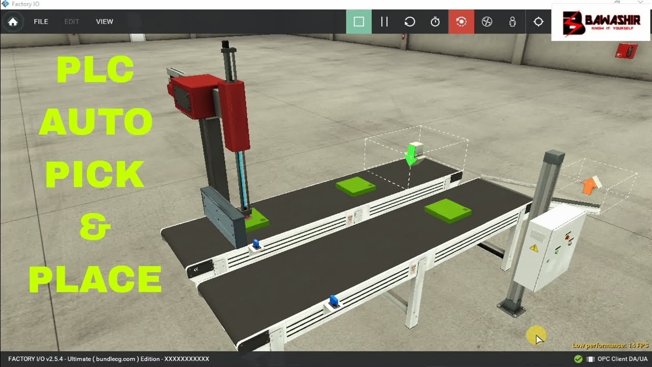 PLC AUTOMATION / PICK & PLACE Mechanism with Gx works and Factory IO ...