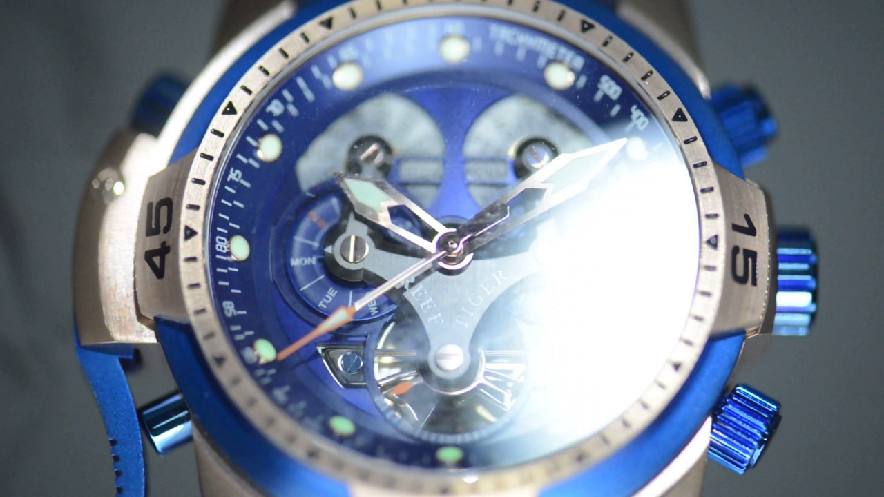 Reef Tiger Aurora Transformer Watches Review - YouTube
