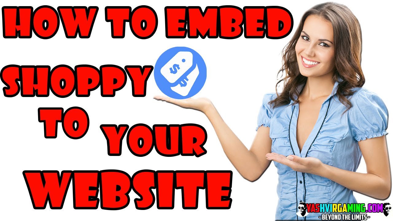 HOW TO EMBED SHOPPY.GG PRODUCTS TO YOUR WEBSITE - YouTube