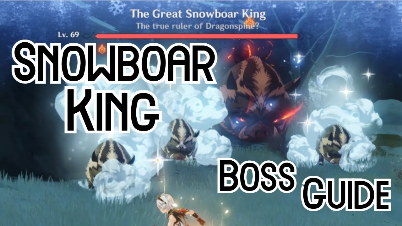 The Great Snowboar King Boss Guide - Genshin Impact - YouTube