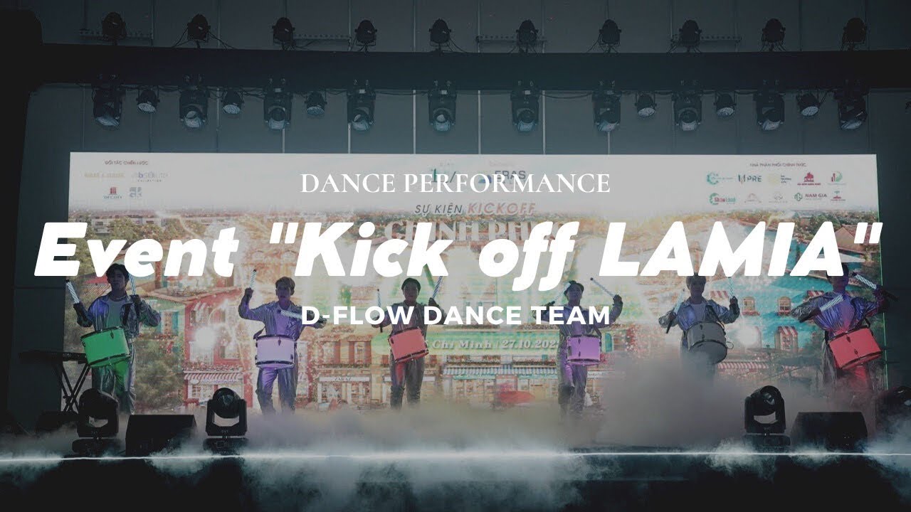 Biểu diễn trống Led | Event Kick Off Dự án LAMIA | D-FLOW Dance team ...