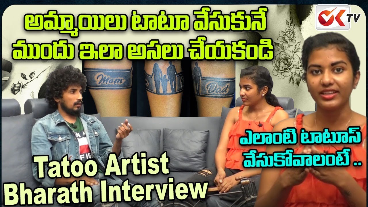Tattoo Artist Bharath Interview | Best Tattoos For Women | Trinetra Tattoos Studio | OK TV - YouTube