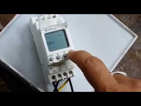 havells digital timer setting - YouTube