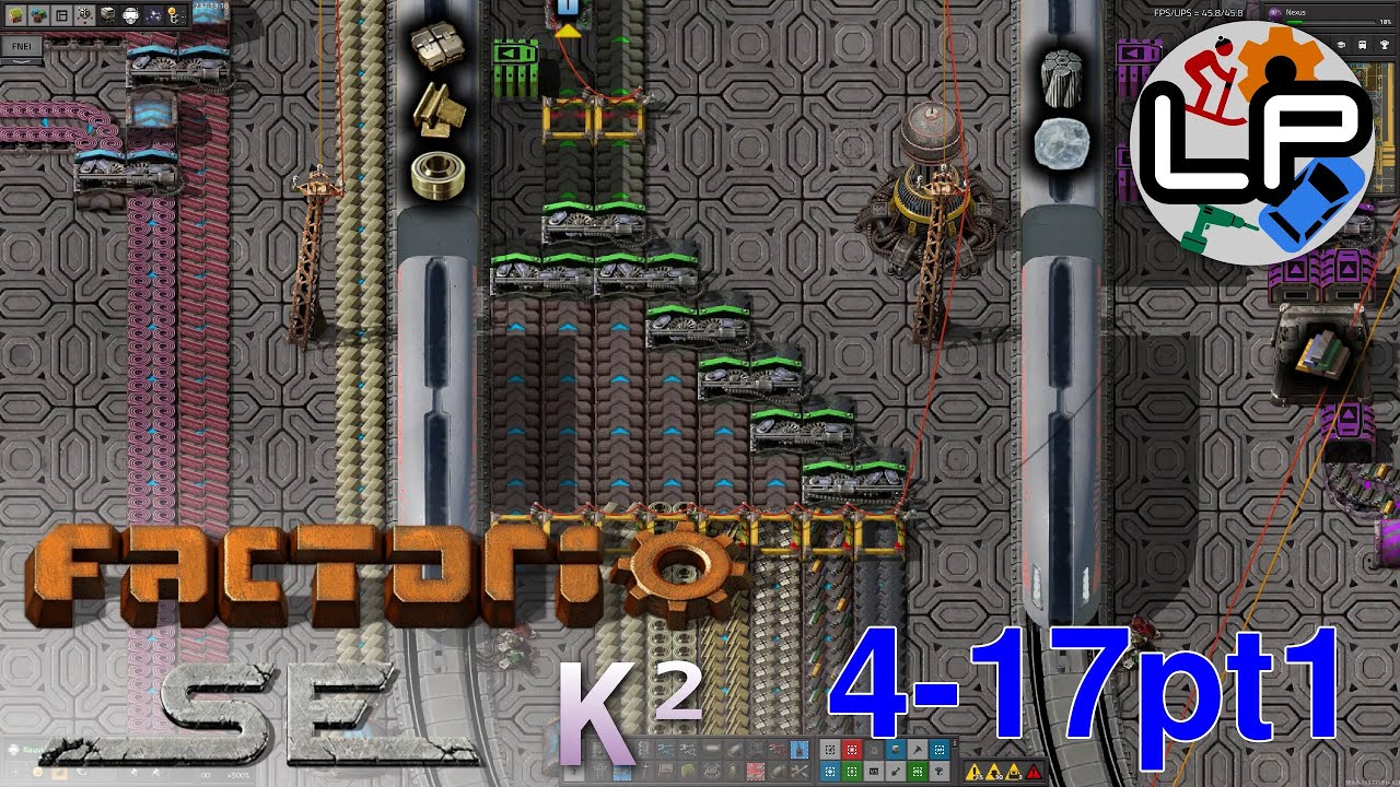 S4-E17 pt 1 - Tesla Trains - Laurence Plays Factorio: Space Exploration ...