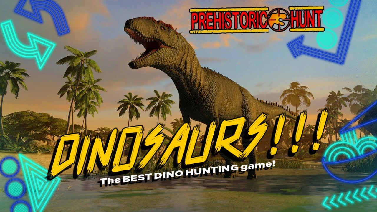 The best DINOSAUR HUNTING GAME ever!!! | Prehistoric Hunt - YouTube