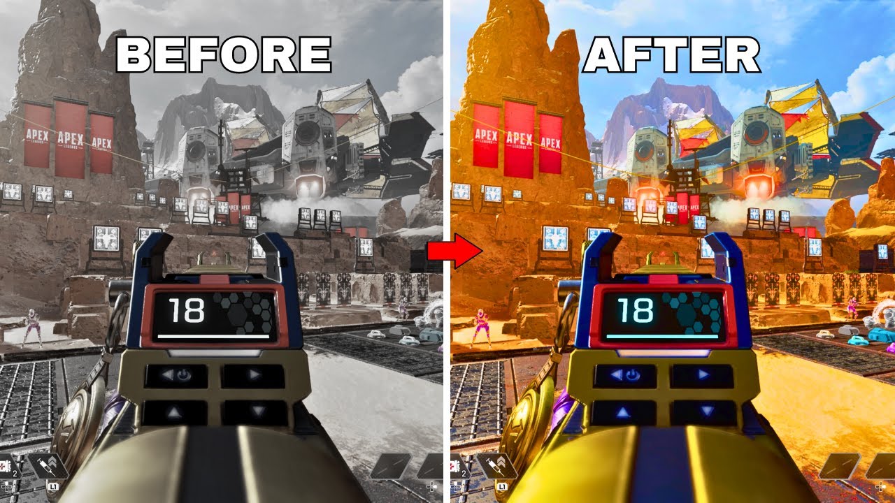 How to make Apex Legends look AMAZING on Ps4/5/Xbox 2023 (Best Graphic ...