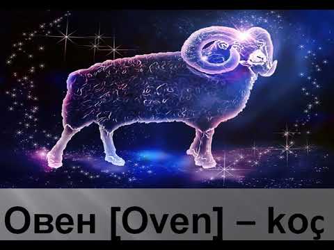 Rusça Burçlar (Okunuşlarıyla)