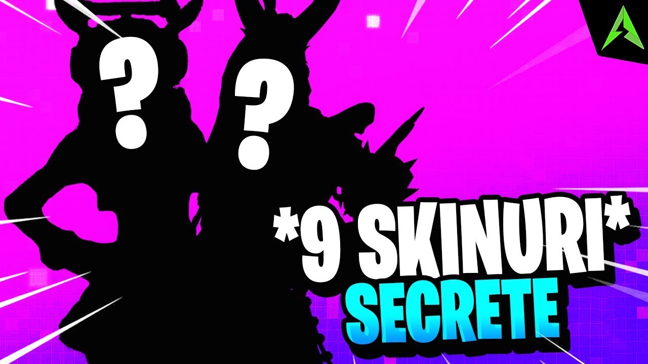 9 Skinuri *SECRETE* Care Vor Aparea in Fortnite.. - YouTube