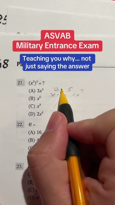 ASVAB Prep Math Knowledge Practice 21 - YouTube