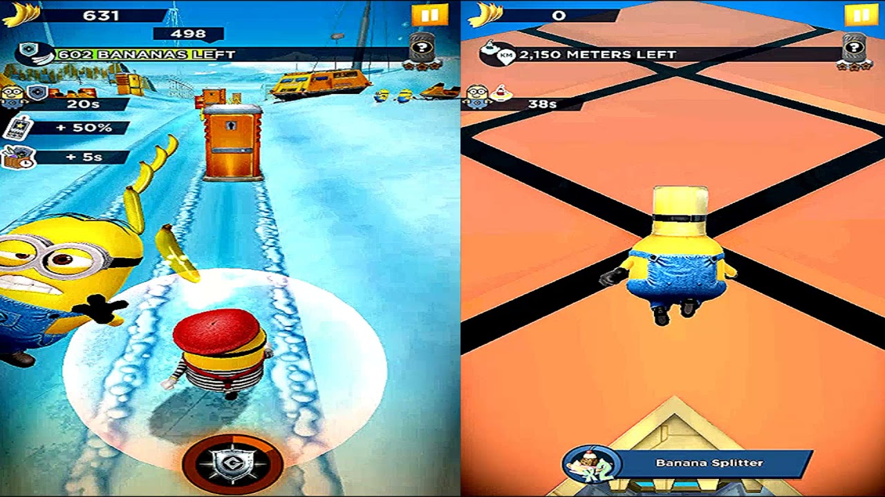 🚀Minion Rush Despicable Me (Speed Run)🚀, Reverse Gameplay - (1-4 Rooms ...