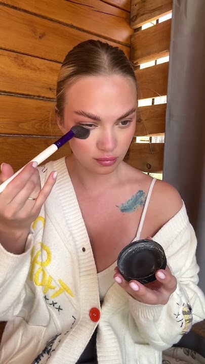 освежающий макияж без тона 💄inst Daryablond Youtube