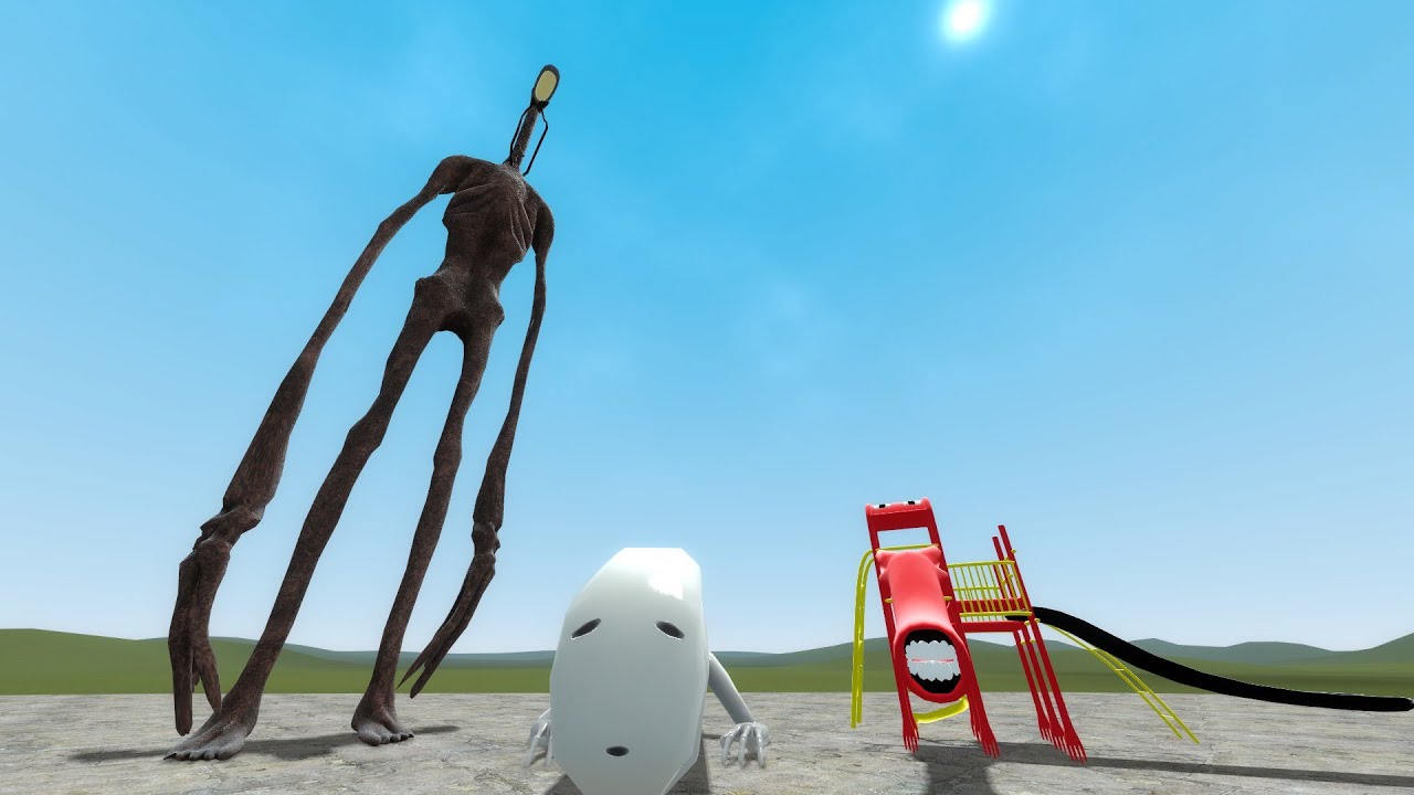 GMod: Head Light Vs Bridge Worm Vs The Extra Slide (Trevor Henderson ...