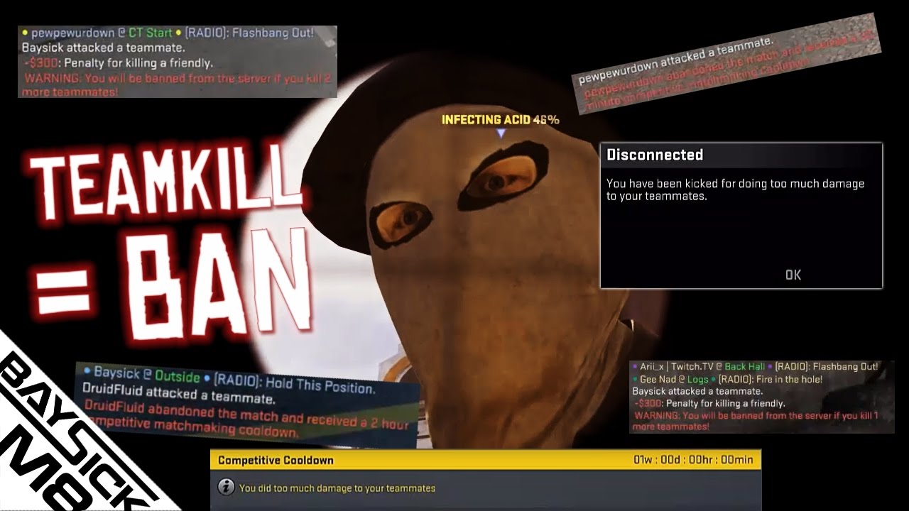 Teamkill = Ban (CS:GO Funny Moments 16) - YouTube
