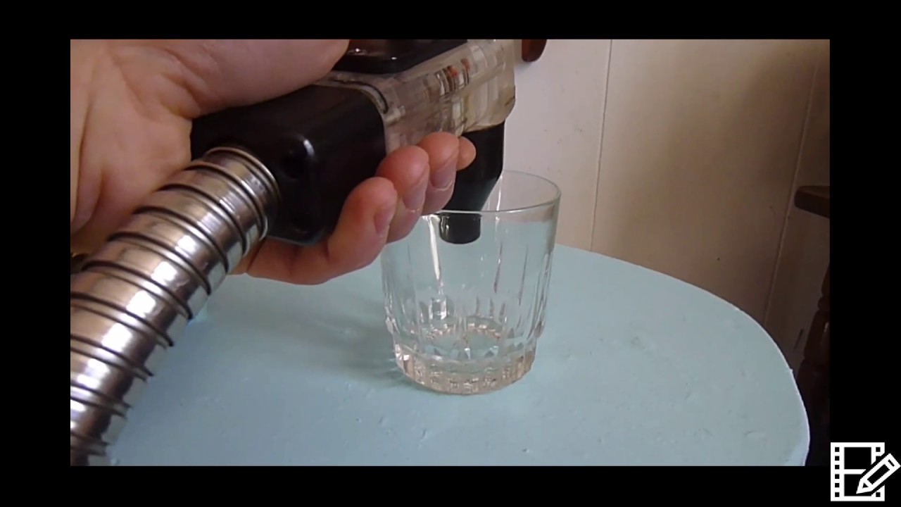 CO2 Powered Water Dispensing Bar Gun - YouTube
