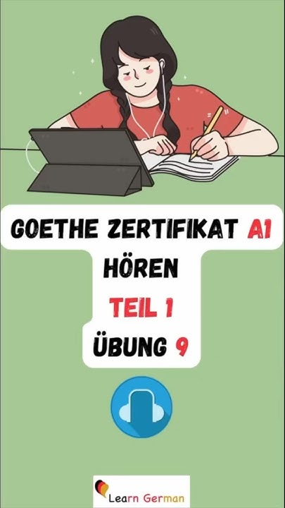 A1 Hören Teil 1 Übung 9 | Goethe Zertifikat/telc/Start Deutsch | Practice Material | # ...