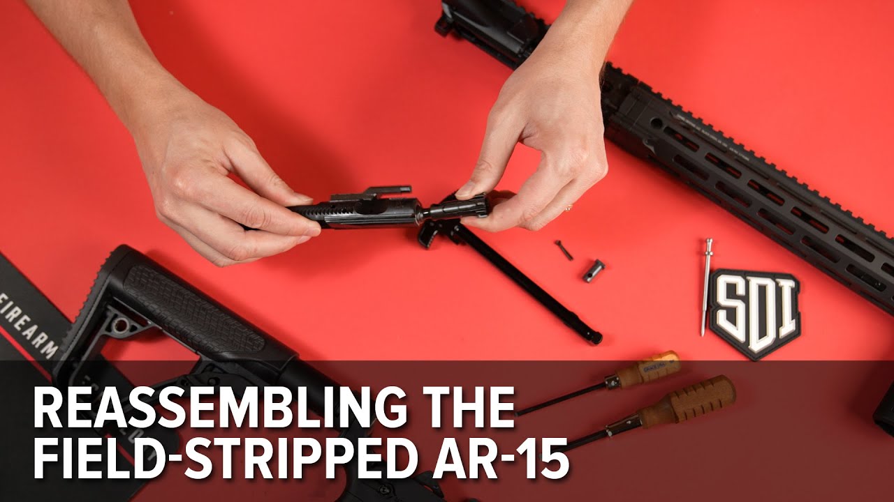 Reassembling a Field-Stripped AR-15 - YouTube