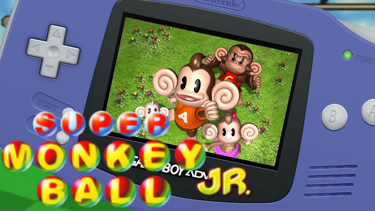 Super Monkey Ball Jr for GameBoy Advance - YouTube