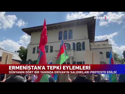 Dünyanın Dört Bir Yanında Ermenistan'ın Saldırılarına Tepki Eylemleri Düzenlendi