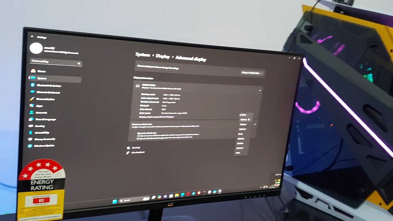 100hz 24inch Gaming Monitor unboxing - YouTube