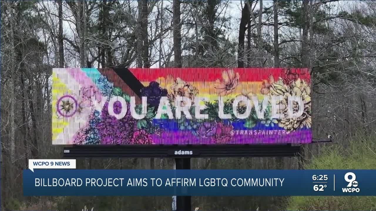 Billboards across the nation show support for the LGBTQ community - YouTube