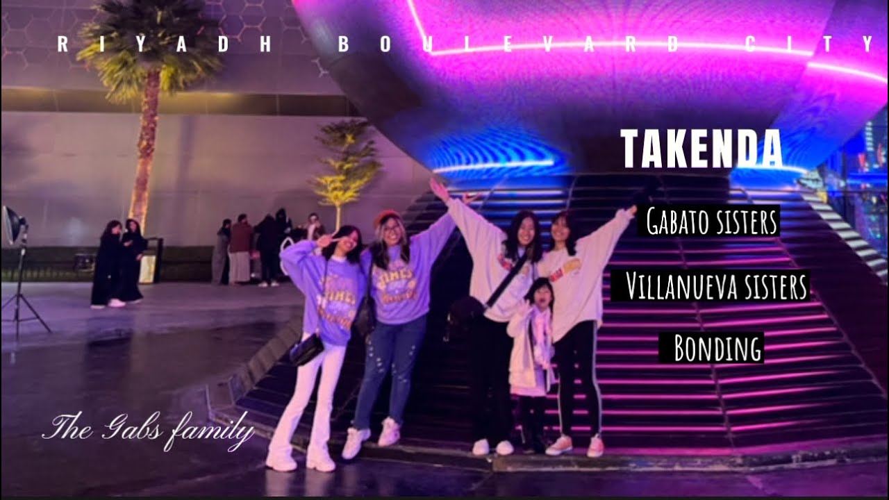 TAKENDA | riyadh blvd city | the gabs family - YouTube