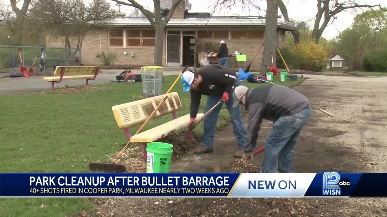 Neighbors near Cooper Park came together for annual park clean-up after ...