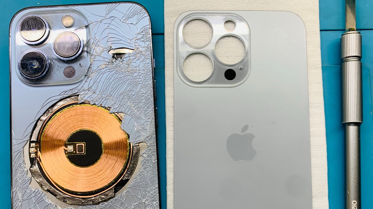 iPhone 13 Pro Back Glass change - YouTube