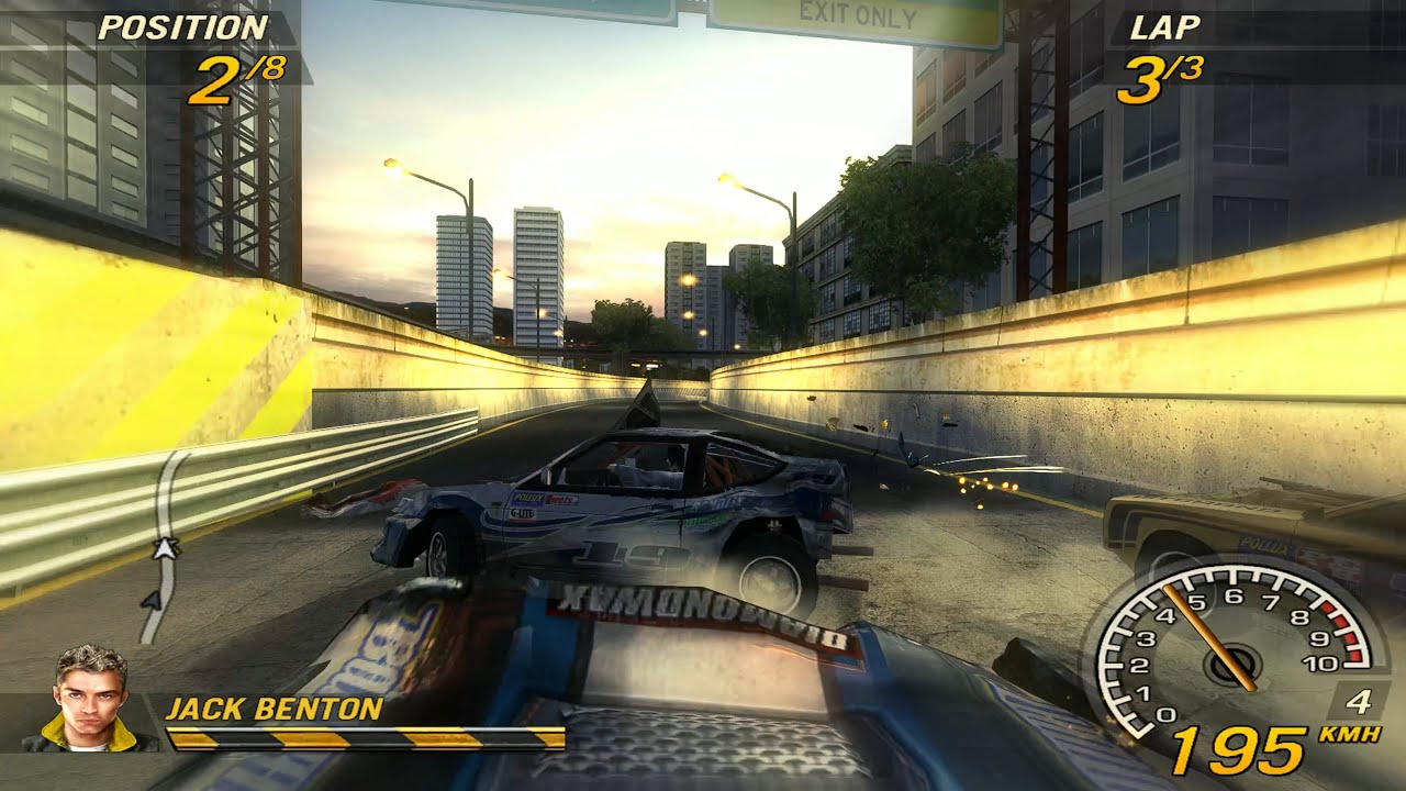 FlatOut 2 - Racing twilights cup (Career walkthrough part 10) - YouTube